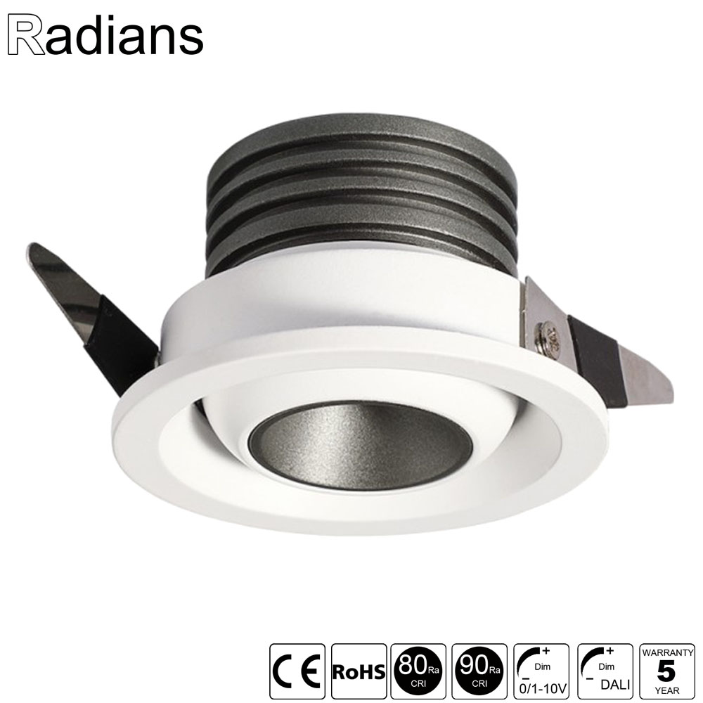 3W Mini Downlight | Energy-Efficient, CE Certified, 24 Lumens | Radians